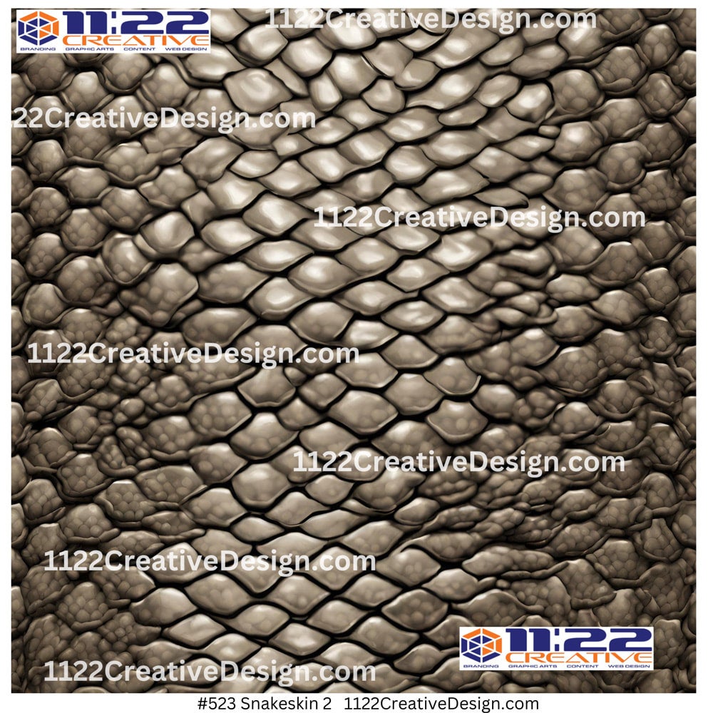 Snakeskin Adhesive Patterned Vinyl Sheet | 11:22 Creative Design, LLC