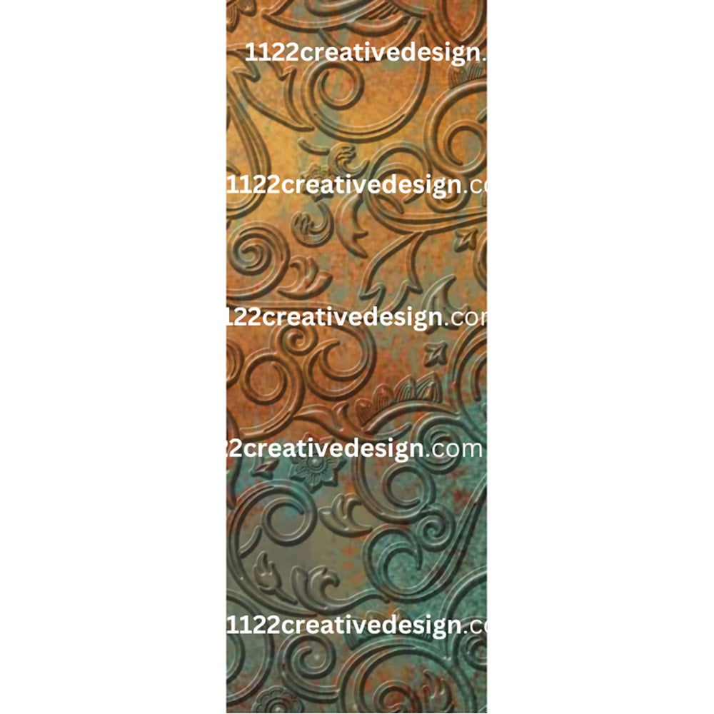Antique Patina Adhesive Patterned Vinyl Pen Wrap | 11:22 Creative ...