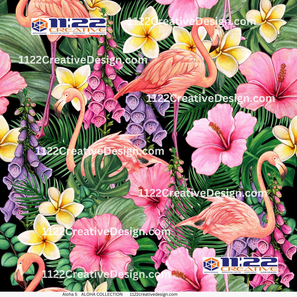 Aloha 5 Adhesive Patterned Vinyl Sheet from the ALOHA Collection! | 11: ...